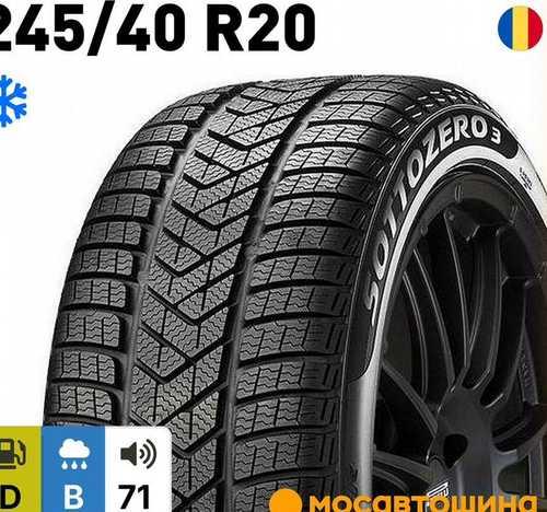 Pirelli Winter Sottozero 3 245/40 R20 99V