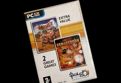 Worms 2 & Worms Armageddon лицензия Англия DVD-box