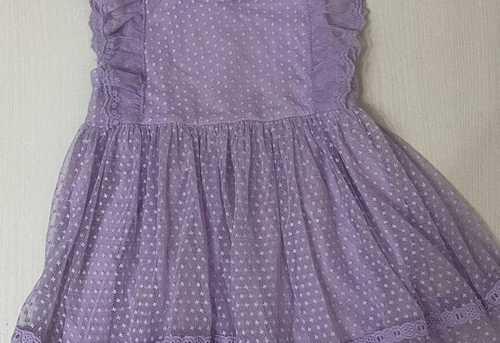 Платье next фиолетовое 98-104