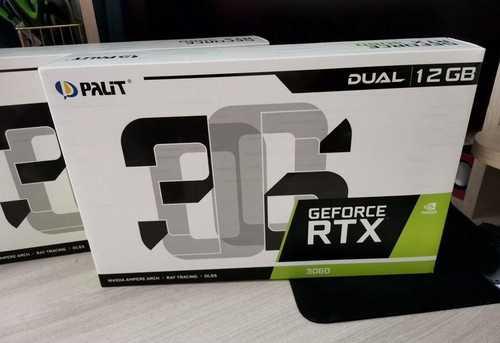 Видеокарта rtx 3060 Palit dual 12GB