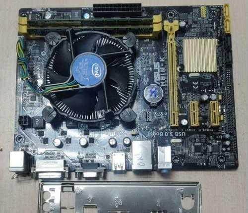 Комплект 2 ядра/4 Gb DDR3/LGA1150 сокет/Cooler