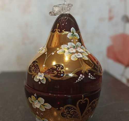 Ваза Цветное стекла Чехия