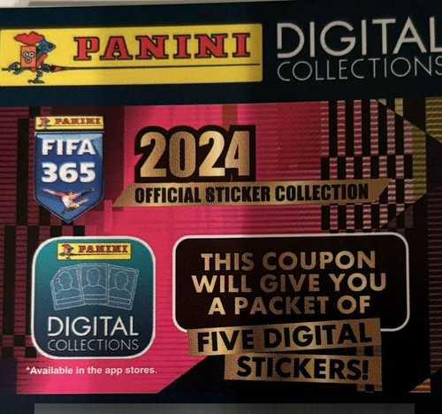 Карточки panini fifa 365 2024 digital