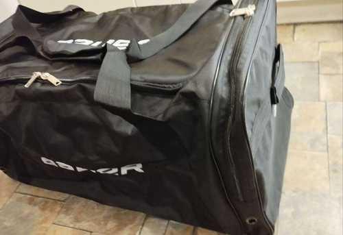 Баул хоккейный 34 сумка без колёс чёрная
