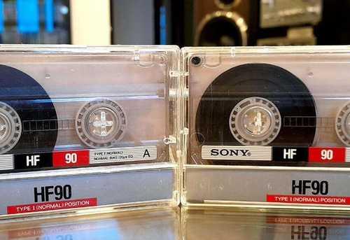 Аудиокассеты Sony HF90 (2 шт)