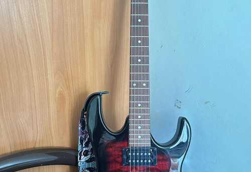 Электро гитара ibanez grx70qa-trb