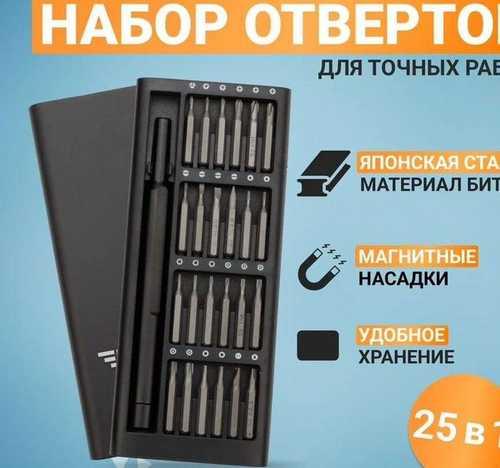 Набор отверток для точных работ Kranz RA-03, 25 пр