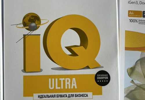 Бумага IQ Ultra A4 белизна 168