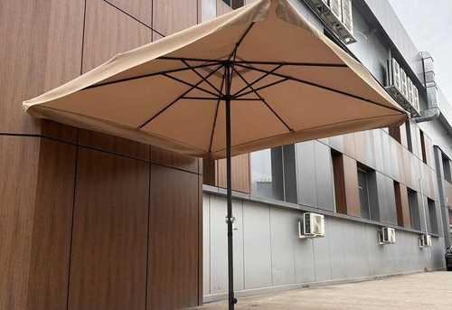 Уличный зонт для кафе на центральной опоре 3х3 м