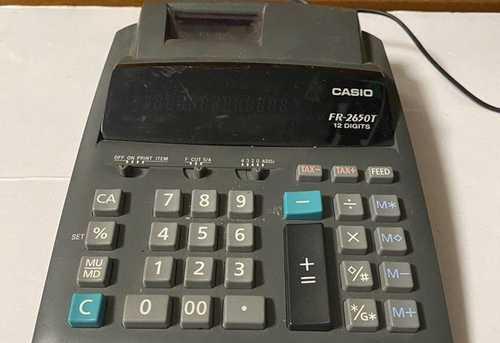 Калькулятор печатающий Casio FR-2650T