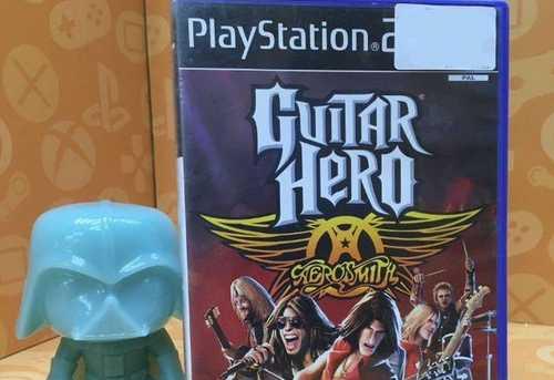 PS2 Guitar Hero Aerosmith (английская версия) б/у