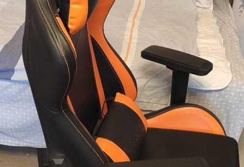 Геймерское кресло glhf Fragon 5x черно-оранжевое