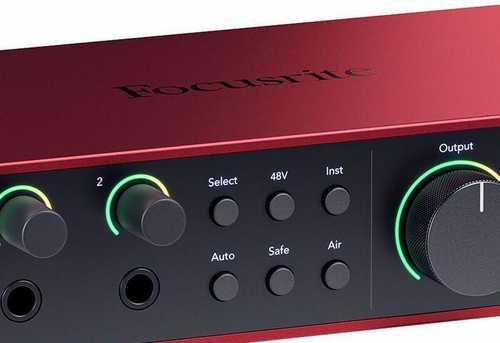 Focusrite Scarlett 2i2 4th Gen аудиоинтерфейс