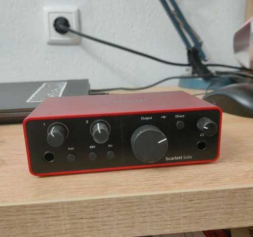Focusrite scarlett solo 4th gen