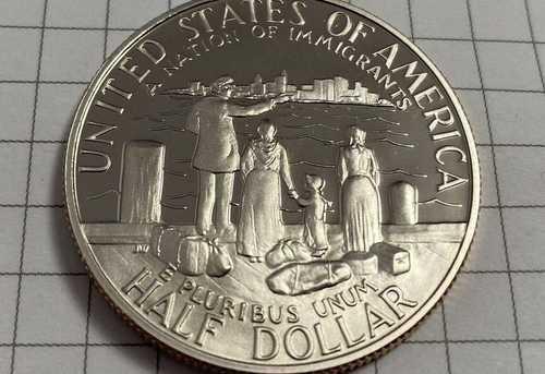 США 1/2 доллара 50 центов 1986
