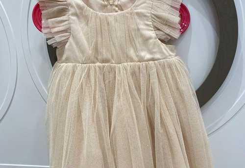 Детское нарядное платье 86 размер