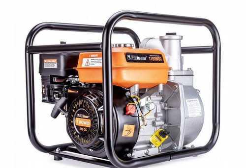 Мотопомпа бензиновая foxweld 1100W80