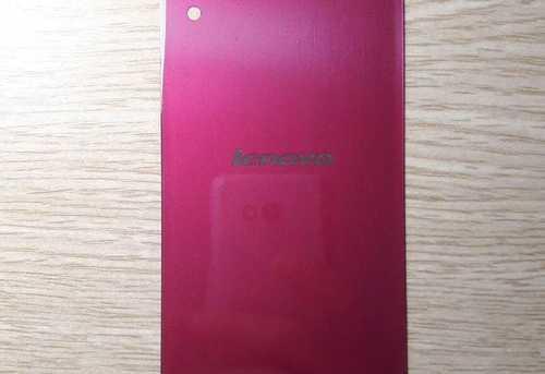 Задняя крышка Lenovo S850 розовая (стекло)