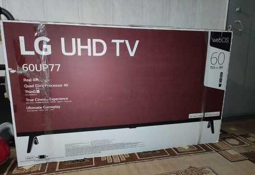 Новый телевизор LG 60UP77006LB 4K UHD