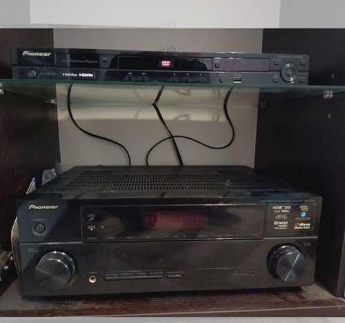 Ресивер pioneer vsx-520 и акустика pioneer 5.1