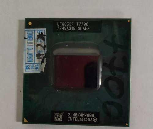 CPU/pbga479 ppga478/Core 2 Duo T7700 (4M Cache, 2