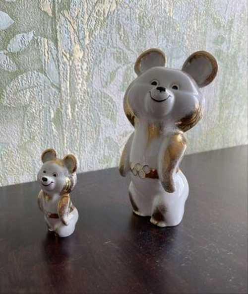 Олимпийский мишка. 2 шт - Большой и маленький