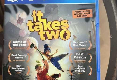 Диск на ps4 it takes two