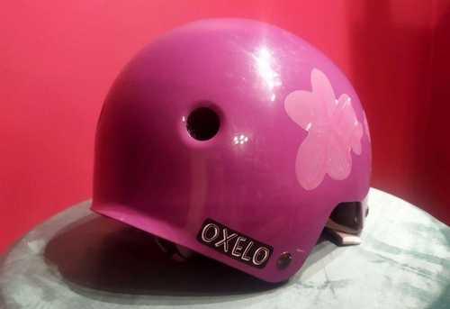 Шлем велосипедный детский oxelo розовый