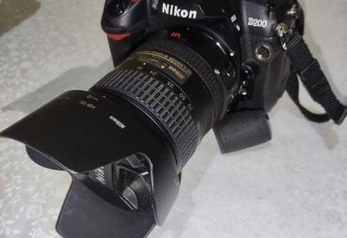 Nikon D200 + nikkor 18-200