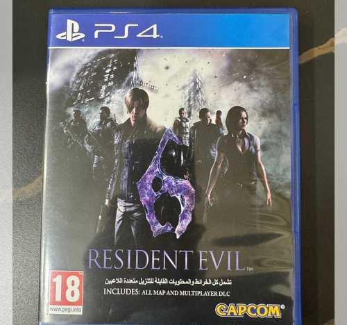 Resident Evil ps4 диск