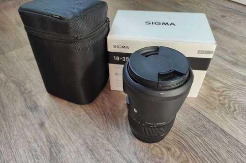 Объектив Sigma 18-35mm f1.8 for Canon в идеале