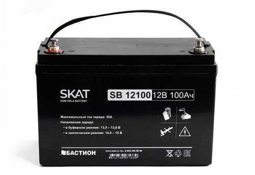 Аккумулятор свинцово-кислотный skat SB 12100