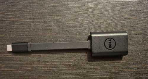 Адаптер переходник dell USB-C type c на VGA