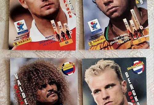 Карточки panini france 98 двухсторонние