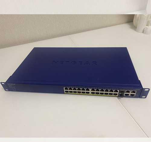 Коммутатор netgear FS 728 poe