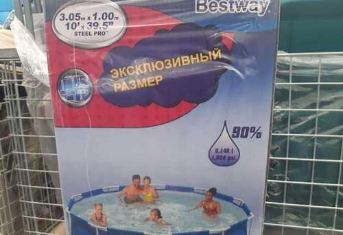 Каркасный бассейн bestway 305x100 с фильтром