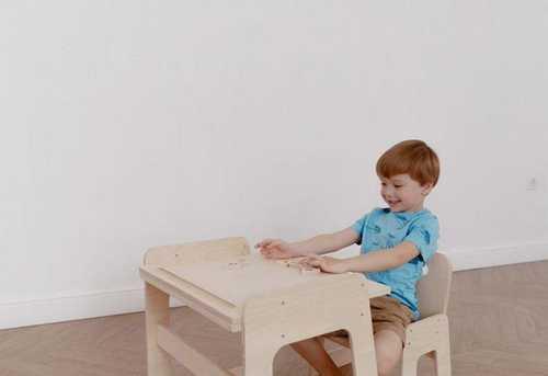Детский стол и стульчик растущий