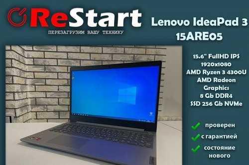 Lenovo IdeaPad 3 15ARE05 FullHD/Ryzen 3/8gb/SSD