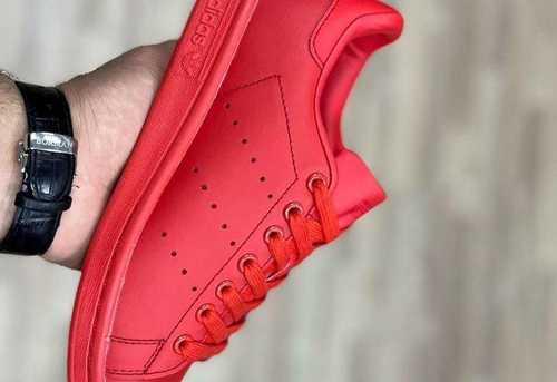 Кроссовки Кеды Adidas Stan Smith Красные