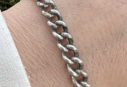 Серебряный браслет антиквариат
