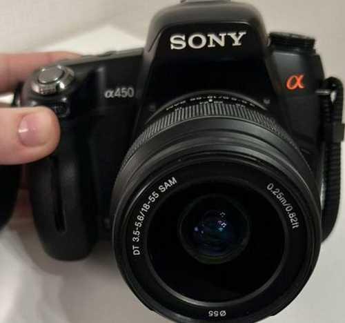 Зеркальный фотоаппарат Sony alpha 450