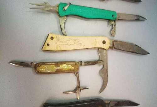 Ножи перочинные СССР - 7 штук