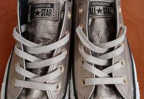 Кеды converse женские 36,5 23см кожа