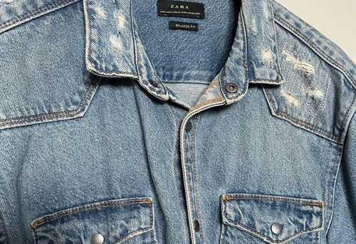 Куртка джинсовая мужская zara