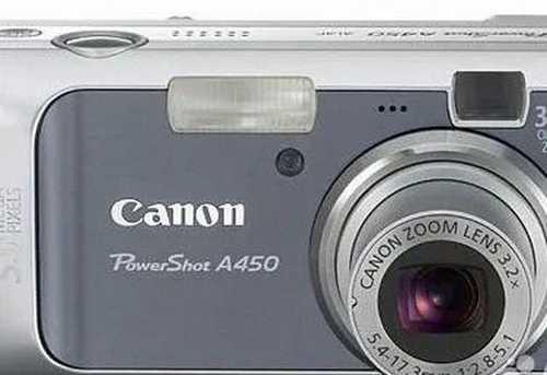 Фотоаппарат Canon PowerShot A450