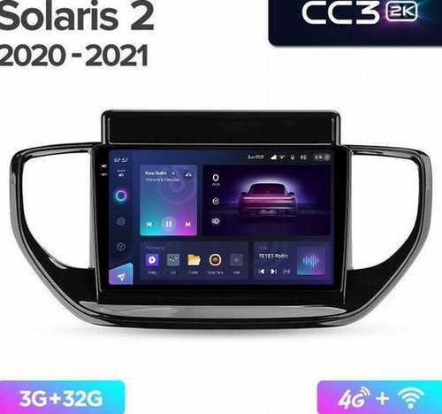 Магнитола Teyes 2K CC3 для Hyundai Solaris 2020 