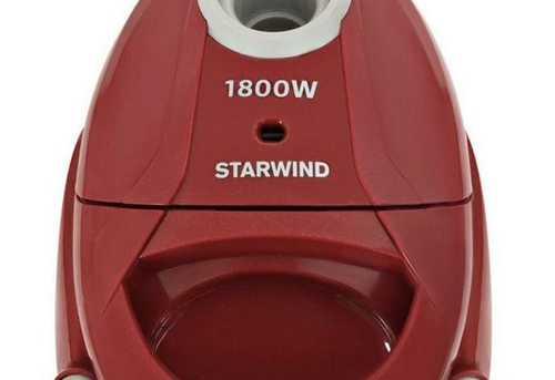 Пылесос StarWind SCB2750, 1800Вт, красный/серый