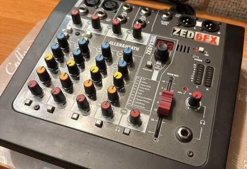 Микшерный пульт allen heath ZED 6 FX