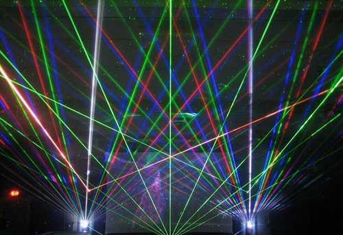 4 Вт Лазер для шоу для кафе цветной, 4200 mW 40k