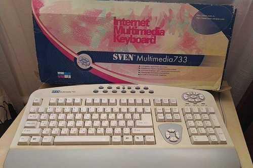 Мультимедийная клавиатура sven Multimedia733